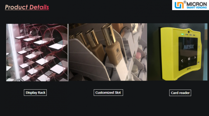 Heating Defogging Custom Vending Machines With Display Window Micron