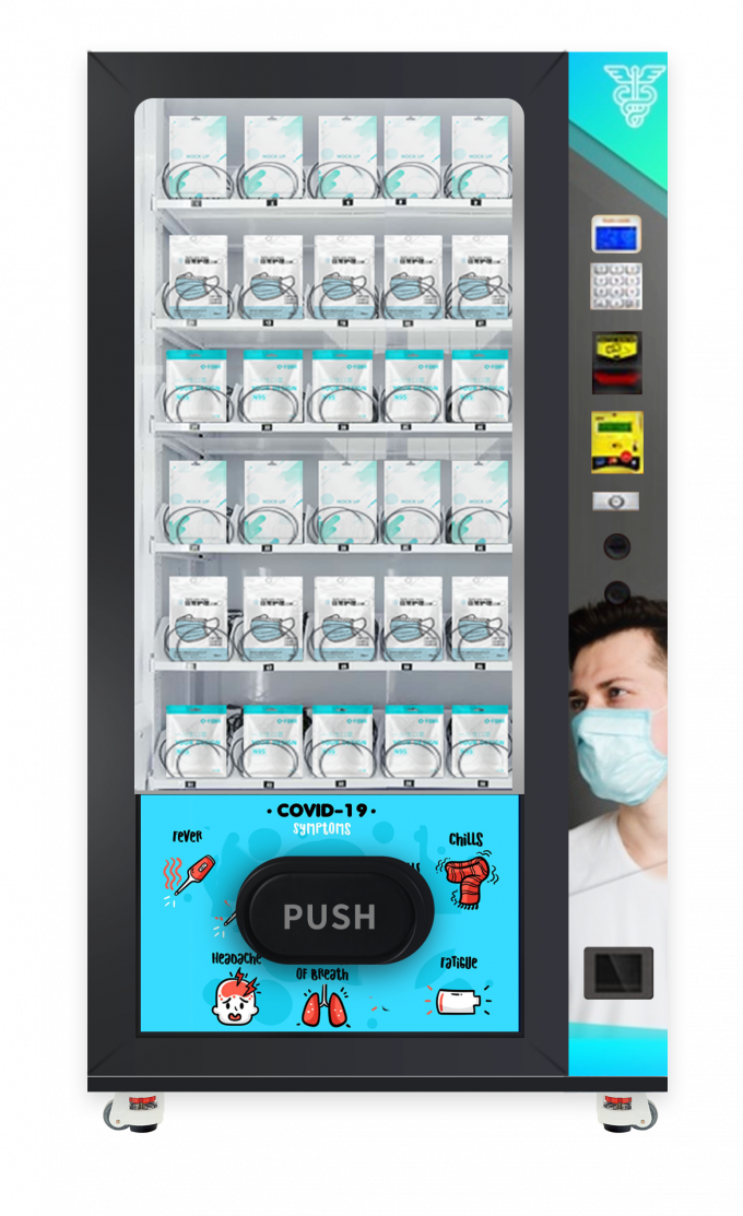 22 Inch Medicine Vending Machine Contactless Payment Remote Controlled ...