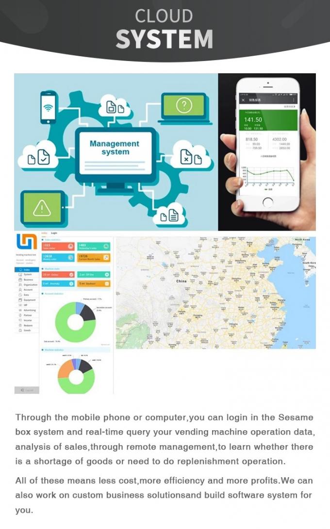 Micron 22 Inch Touch Screen Spray Vending Machine For Sun block oil