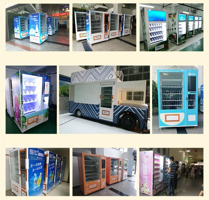 Coin Operated 24 Hours Self Service Snack Food Vending Machine