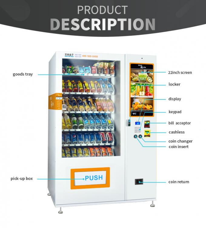Intelligent Digital Water Hot And Cold Drink Vending Machine For Snack