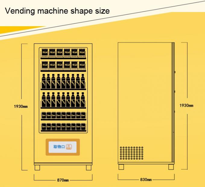 Basic Sprial Malaysia Vending Machines Add Conveyor Belt Direct Push ...