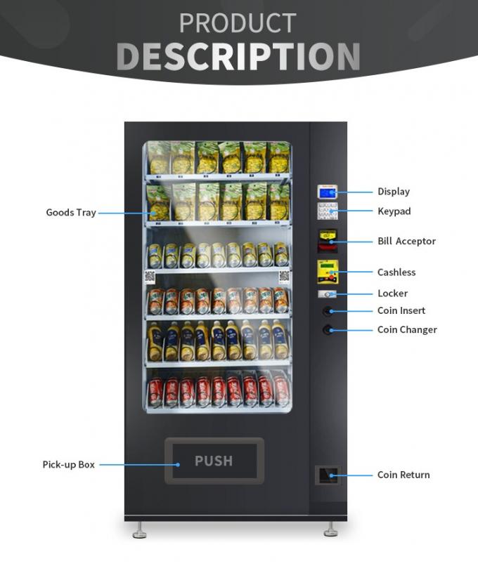 POP Micron Smart Vending Micron Vending Machine Espiral Maquina De Cicle
