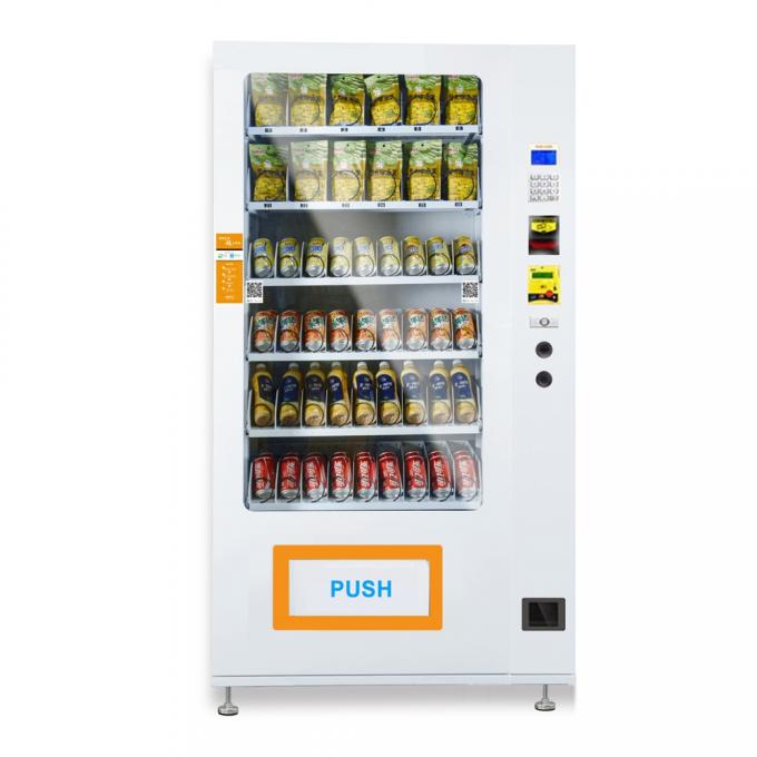 Coin Operated 24 Hours Self Service Drink Vending Machine Paper Money Pay