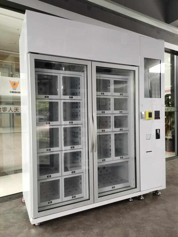 Large Glass Window Flower Vending Machine With GPRS Monitoring System