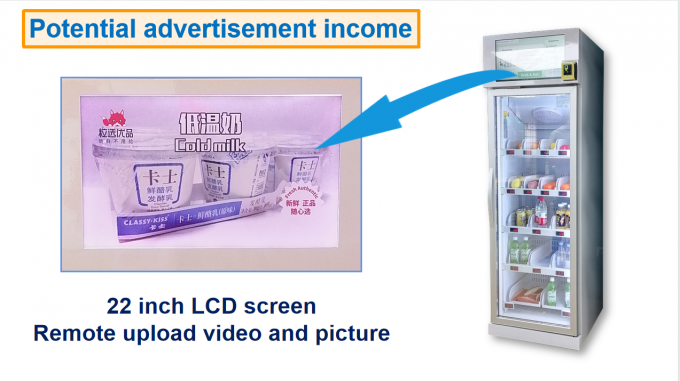 WIFI Smart Fridge Milk Vending Machine Creadit Card Payment System
