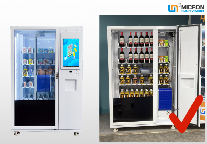 Birthday Cake Cupcake Snack Food Vending Machine With 22 Inch Touch Screen