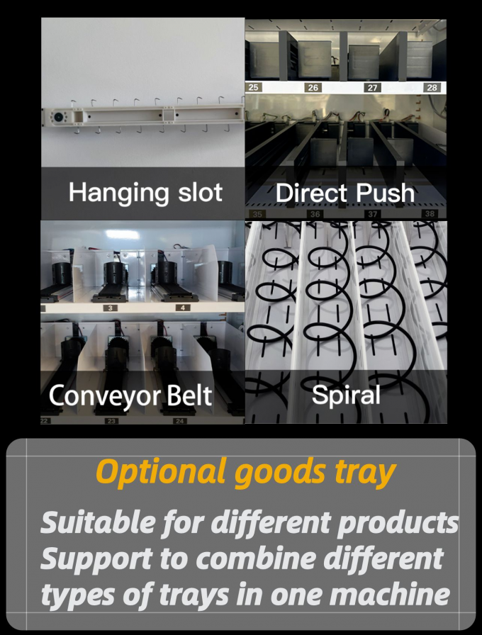 Customized Snack Drink Vending Machine With Elevator Direct Push And ...