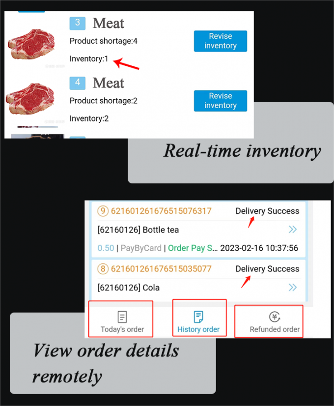 Oyster Vending Machine With Cooling System and Lockers 24V Electric ...