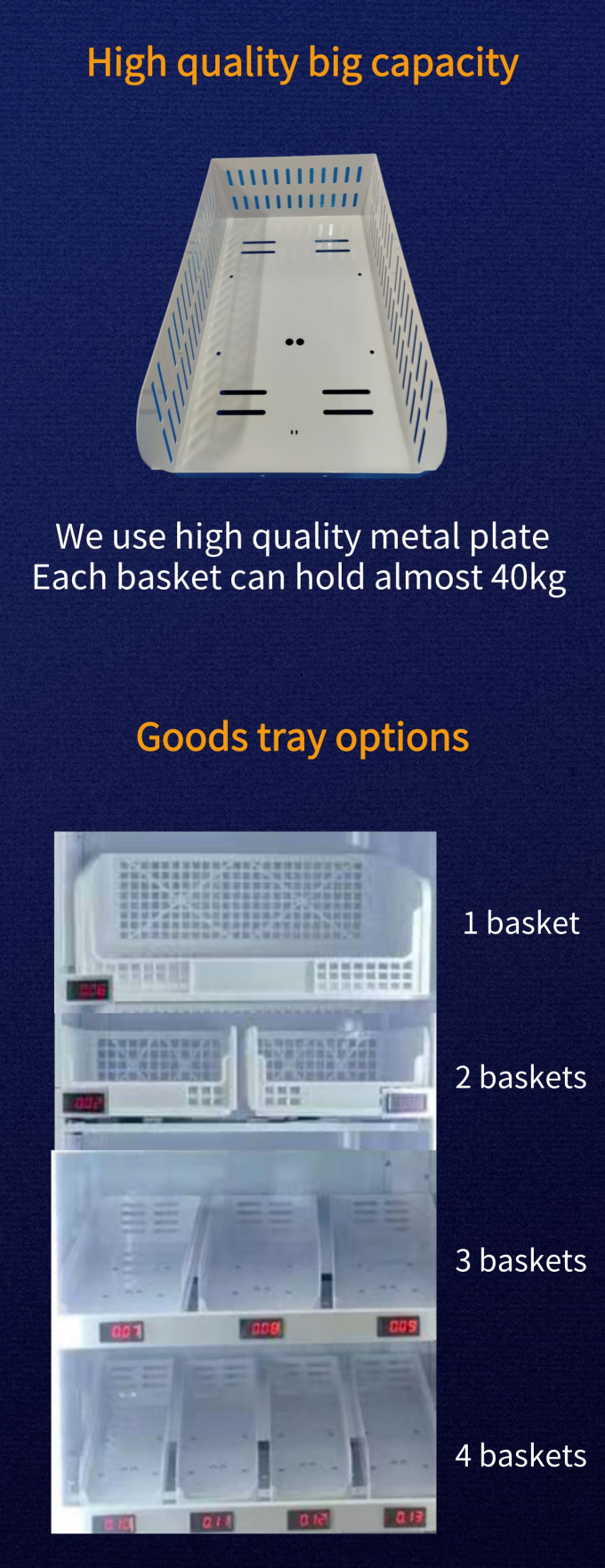 Seafood Egg R290 Refrigerated Vending Machine Smart Fridge Vending With ...