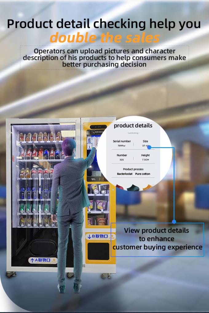 Food And Lunch Box Vending Machine With internet Monitoring System ...