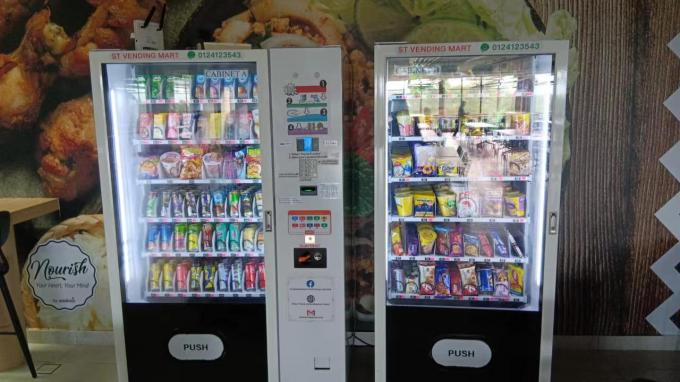 High Security Normal Keypad Cold Soda Drinks Snack Vending Machine with ...