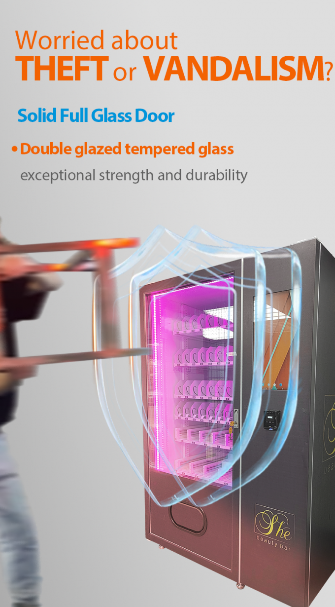 Unmanned Retail Convenience Stores Snack Food Vending Machine With ...