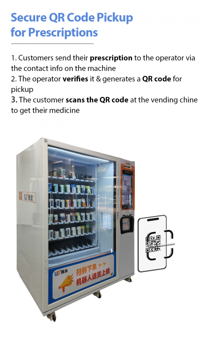 OTC Medicine Vending Made Easy Smart Pharmacy Vending Machine For ...