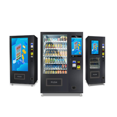 Snack Foods Cashless Vending Machine With Touchscreen, Spiral, Conveyor ...
