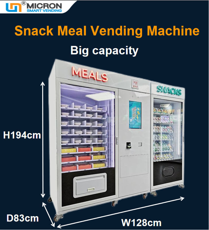 Combo Meal Snack Vending Machine Custom Micron Smart Vending With ...
