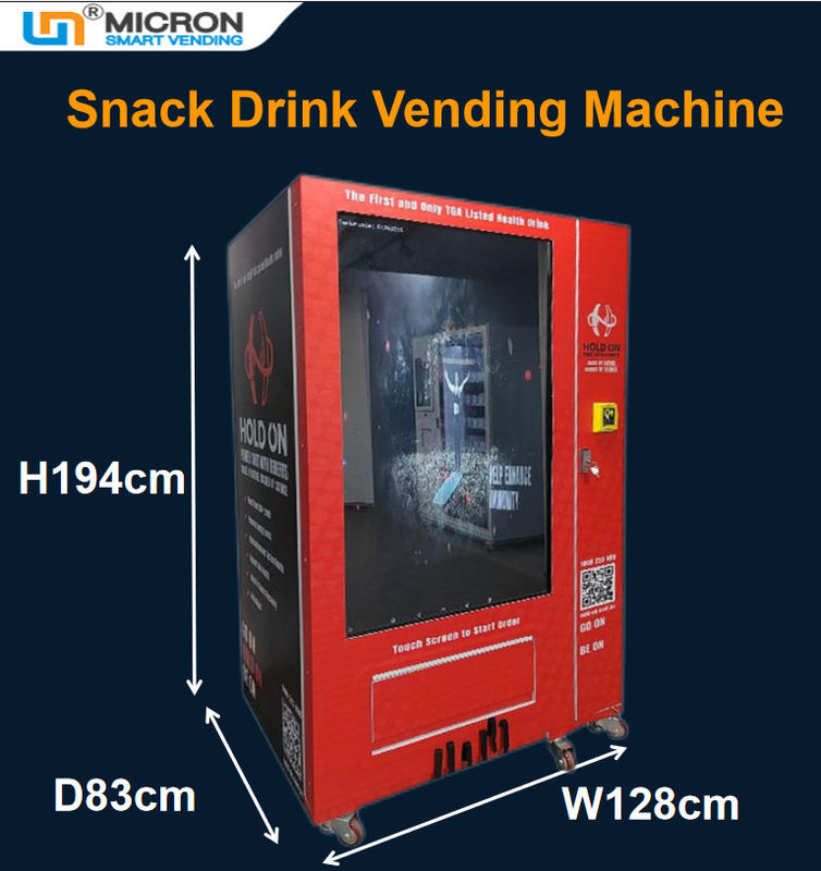 55 Inch Ads Vending Machine With Card Payment System Suitable For ...