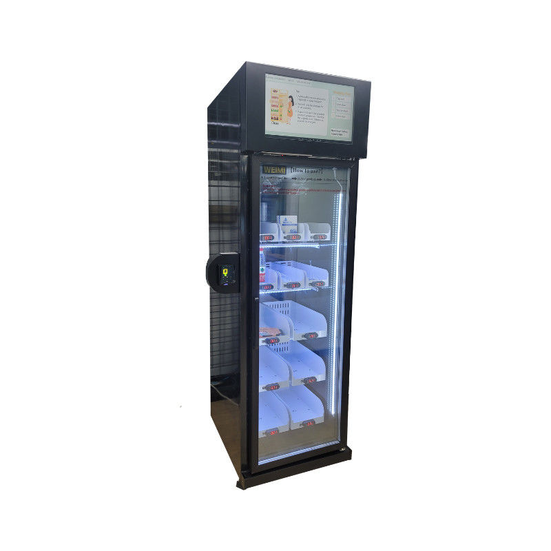 Smart Fridge Ice Cream Vending Machine -18℃ Freezer With Touch Screen ...