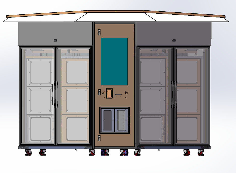 Pot Plants Locker Vending Machine With Touchscreen 32 Inch And Cooling ...