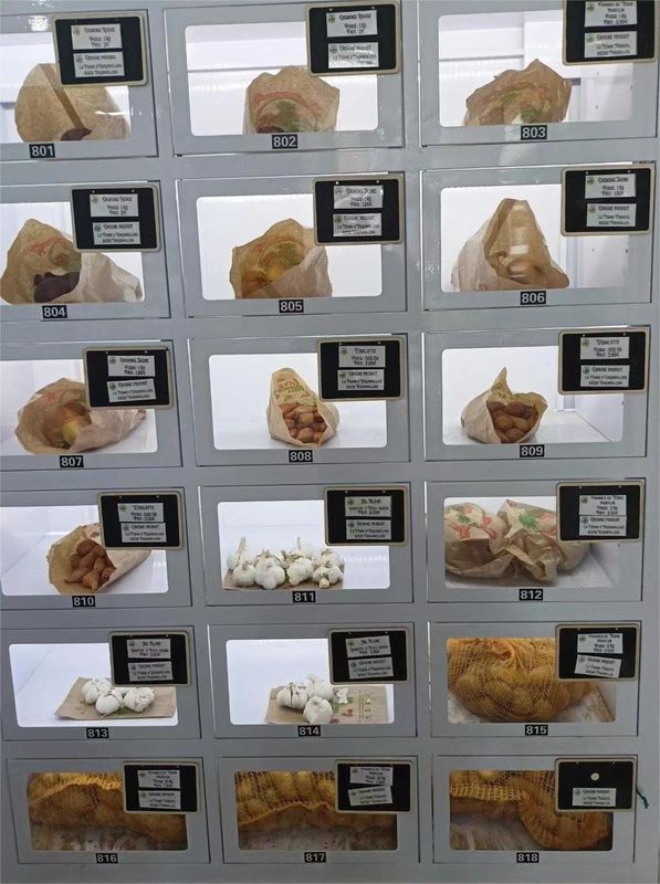 40 Lockers Capacity Locker Vending Machine With Hygienic Design And ...