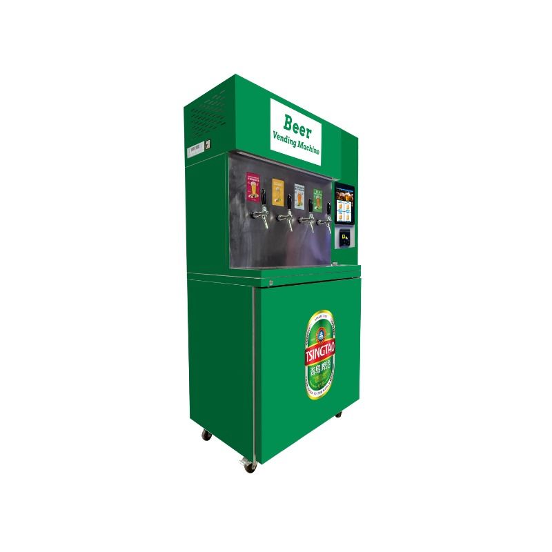R290 Refrigerant Self Service Vending Machines 10 Inch Touch Screen ...