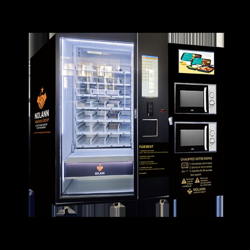 Hot Food Vending Machine with Microwave & Refrigeration