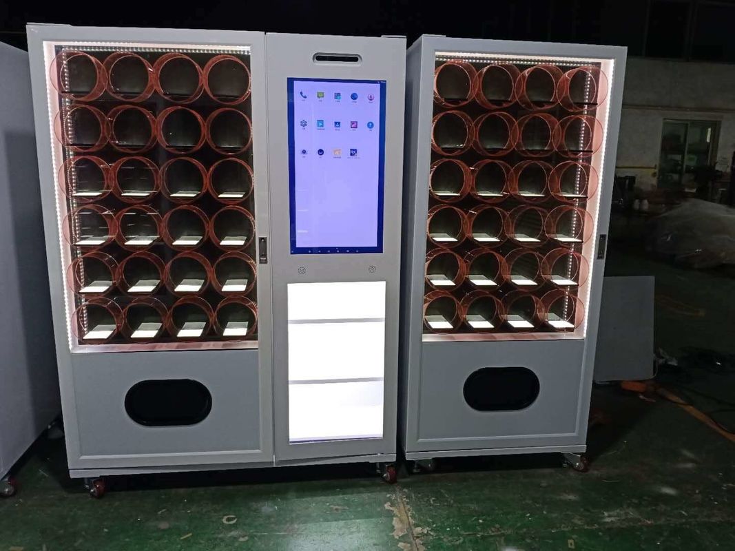 22inch touch screen combo eyelash elevator Vending Machines with QR ...
