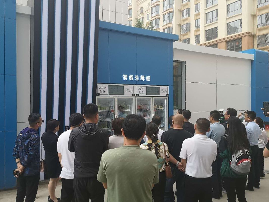 Weight Sense Automatic Vending Machine Double Door 4 Shelves,vending ...