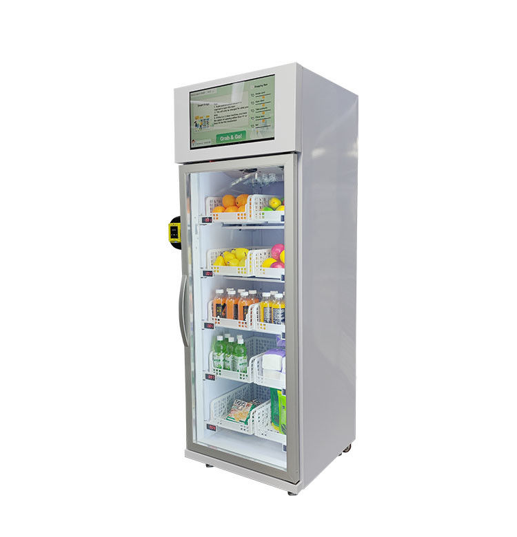 240V Smart Fridge Vending Machine Glass Bottle Cold Drink Grab N Go Fridge