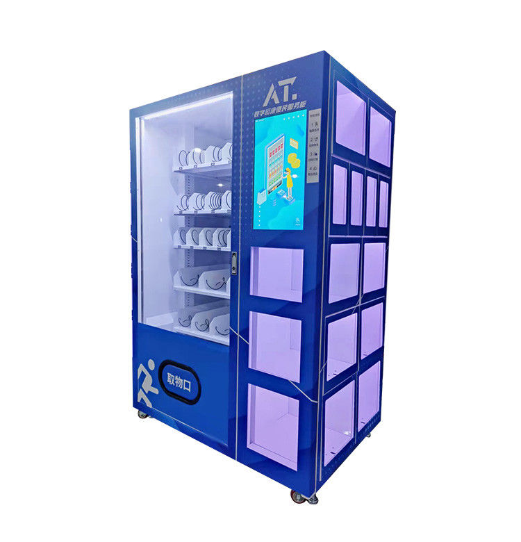 Combo Vending Machine With Locker Snack Food PPE products Vending ...