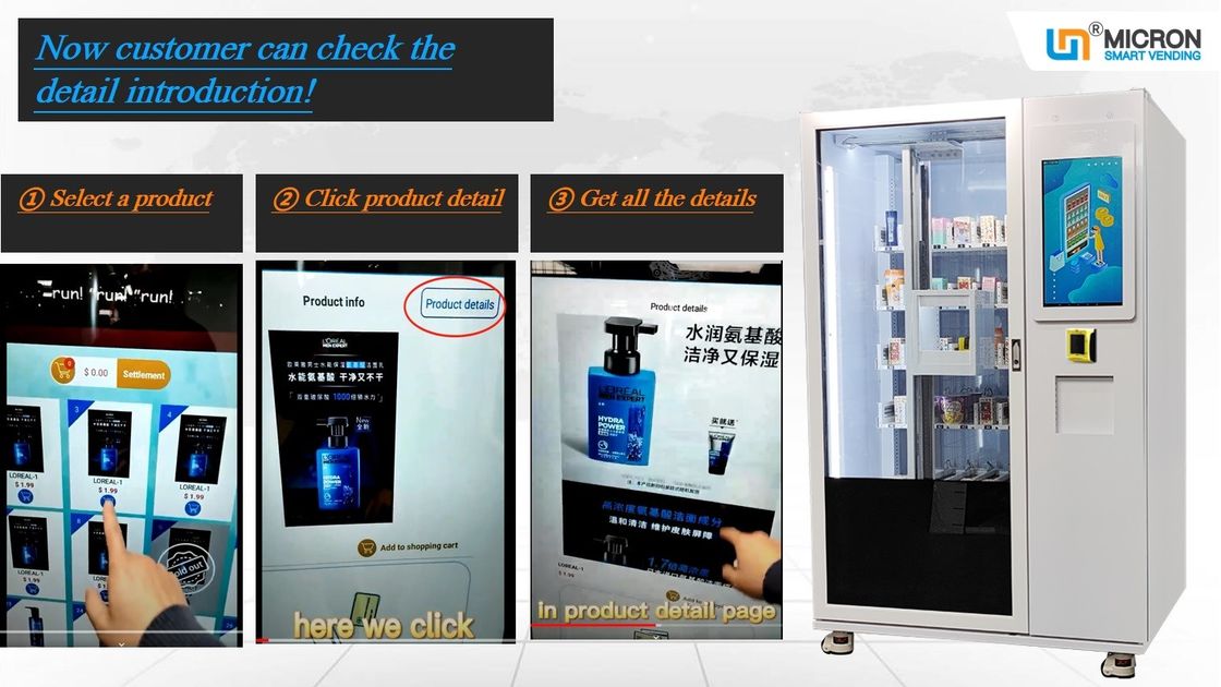 Smart Vending Machine Can Also Display Product Specification Micron ...