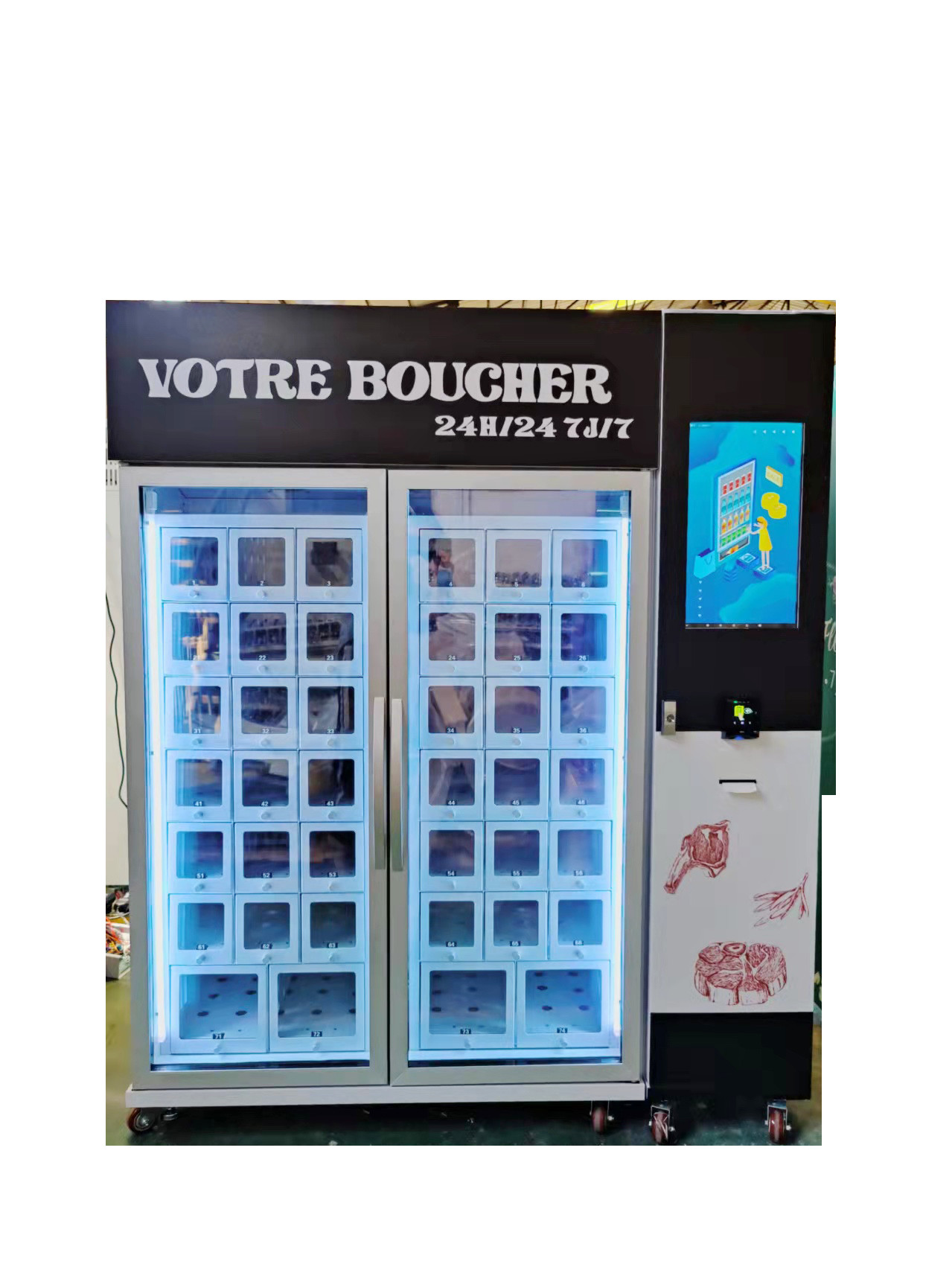 Sushi, Sandwich, egg, salad fruit apple launch box cooling locker ...