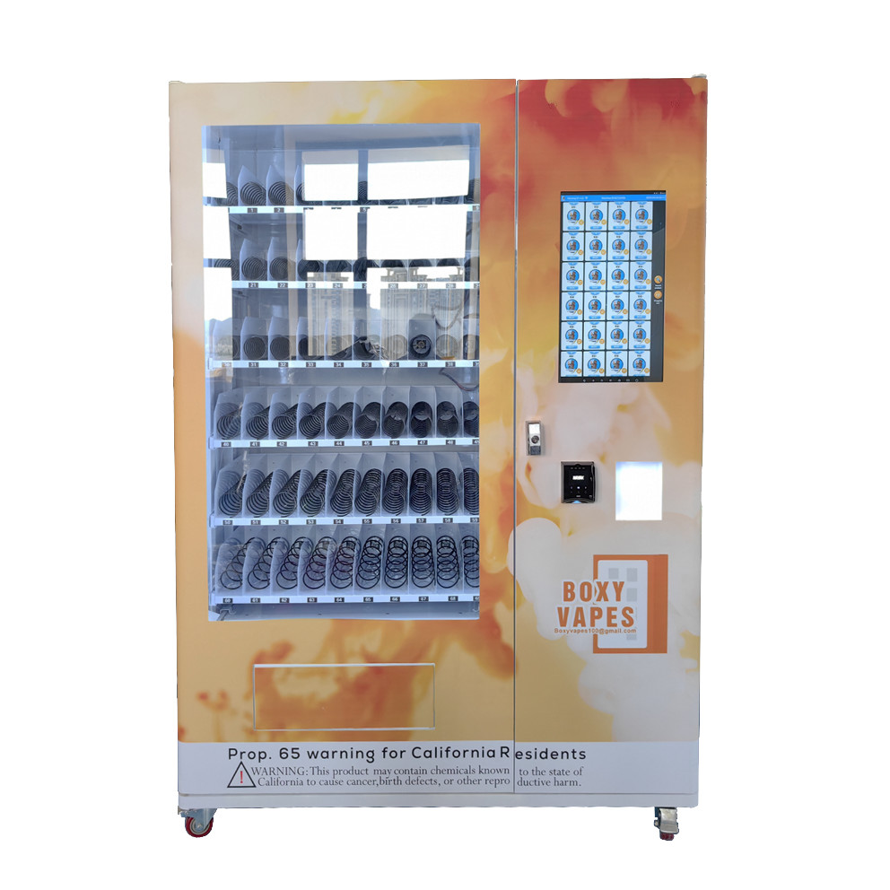 600 Pcs Innovative CBD Cigar Vending Machine With Age Checker Card Reader