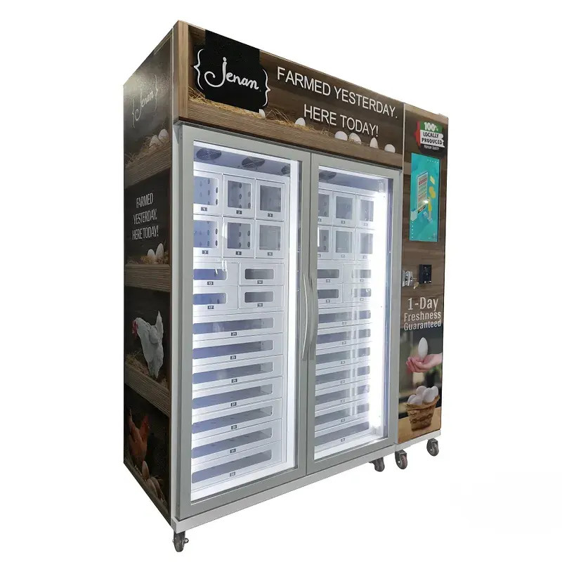 Customized 22 inch Touchscreen Egg Vending Machine with Card Reader for ...