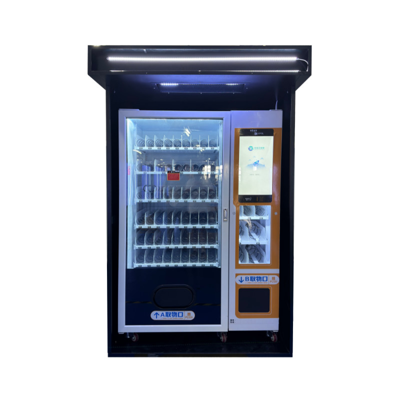 Outsider Snack Cold Drinks Soda Vending Machine With Shell Withstand ...