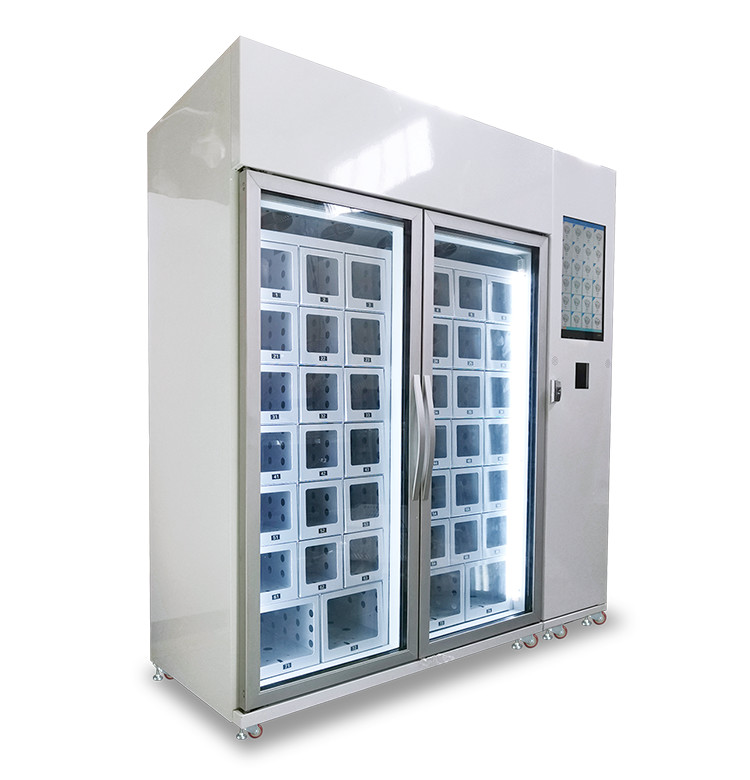 For Farmer Use Coin Cash Operated Customized Refrigerated Locker Fresh ...