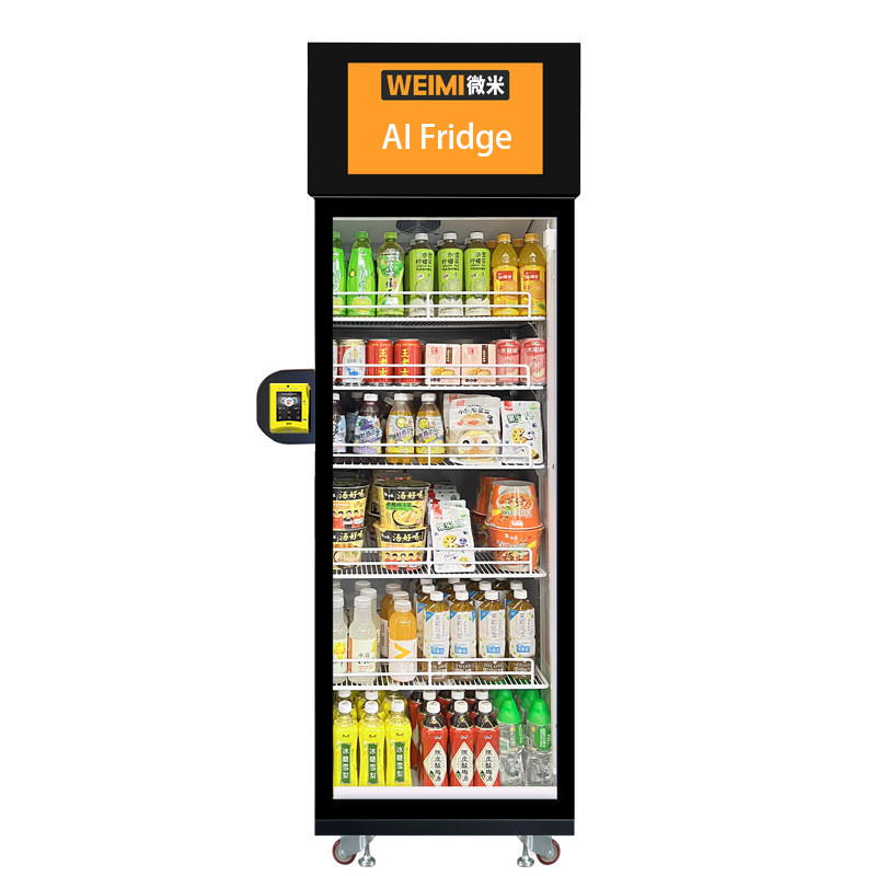 5 Trays Capacity Smart Fridge Vending Machine For Enhanced Customer ...