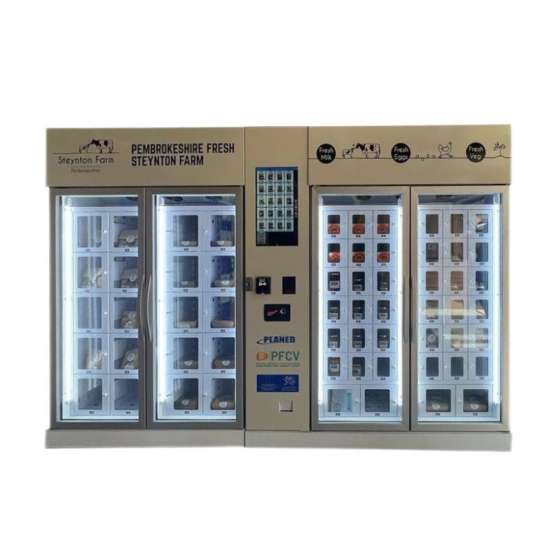 Customizable Locker Vending Machine Smart Cooling Freezing Systems For ...