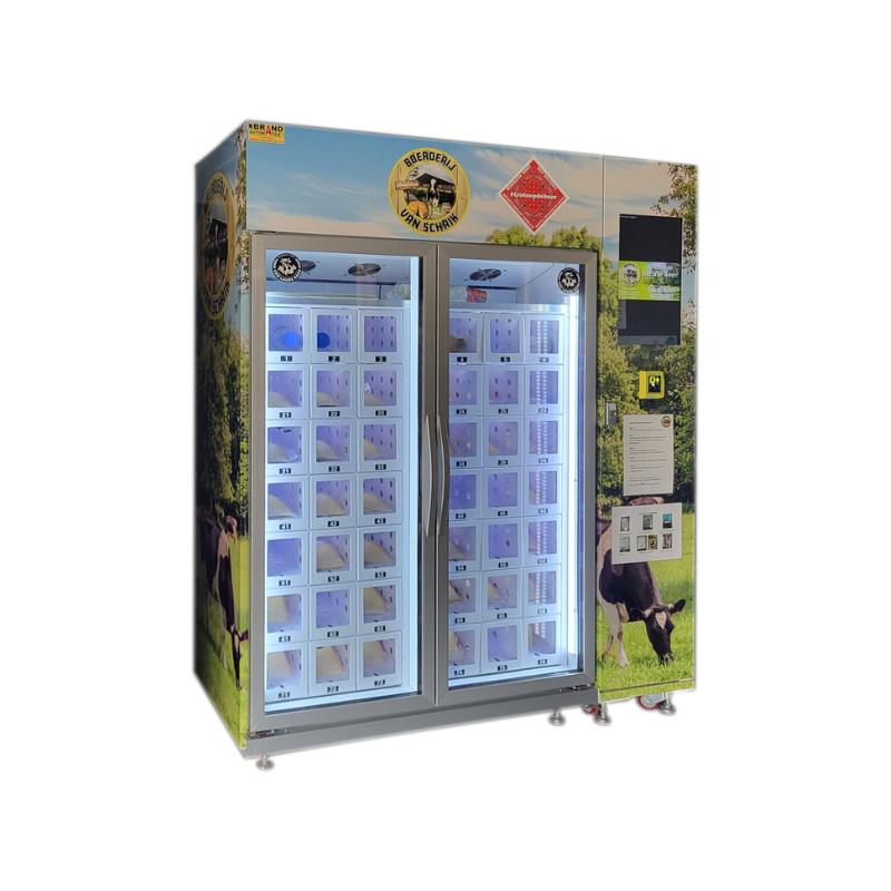 Durable Smart Cheese Vending Machine Business With Touchscreen And ...