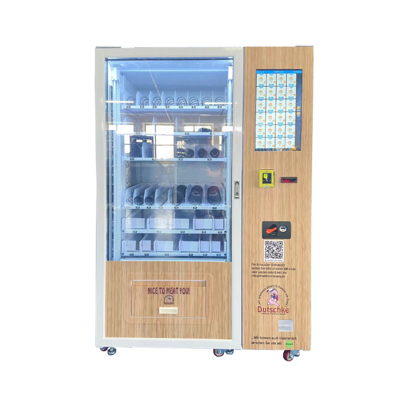 24/7 Profitable Sausage Vending Machine With Shelf Life Management Coin ...