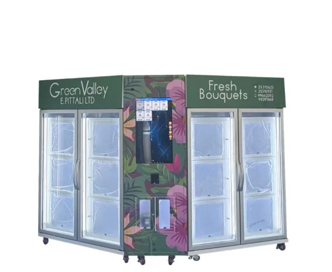 32" Touch Screen Flower Vending Machine with Cooling System
