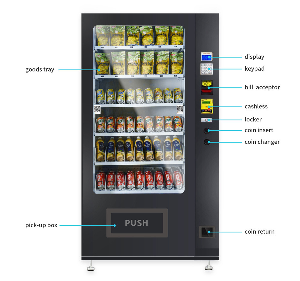 Hot Selling Micron Intelligent Vending Machine 24 Hours Self-Service ...