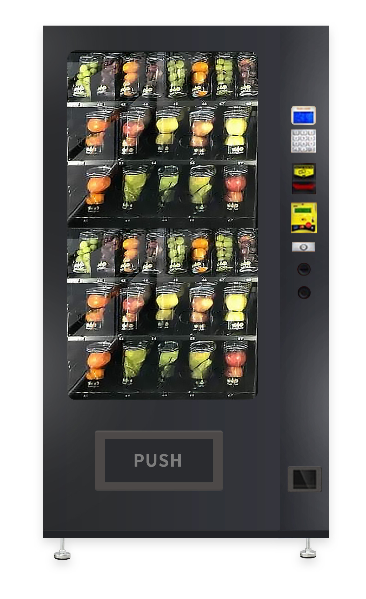Belt Conveyor Salad Fruit Vending Machine / Healthy Vending Machines