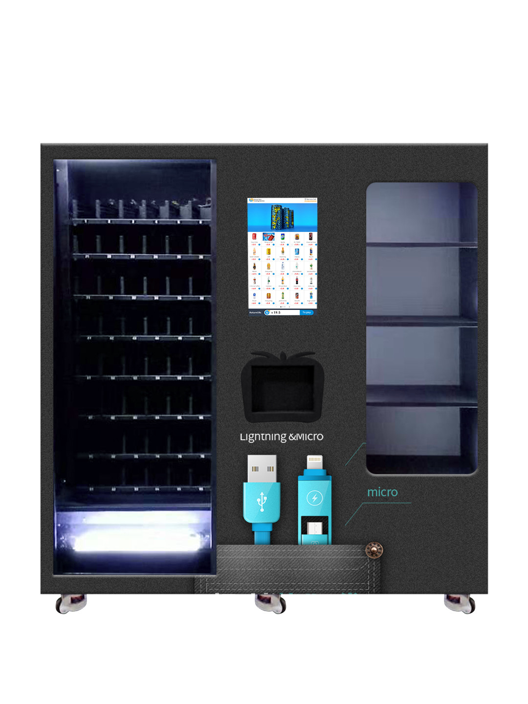 Mobile Accessories Mobile Data Cable Vending Machine With X-Y Axis ...