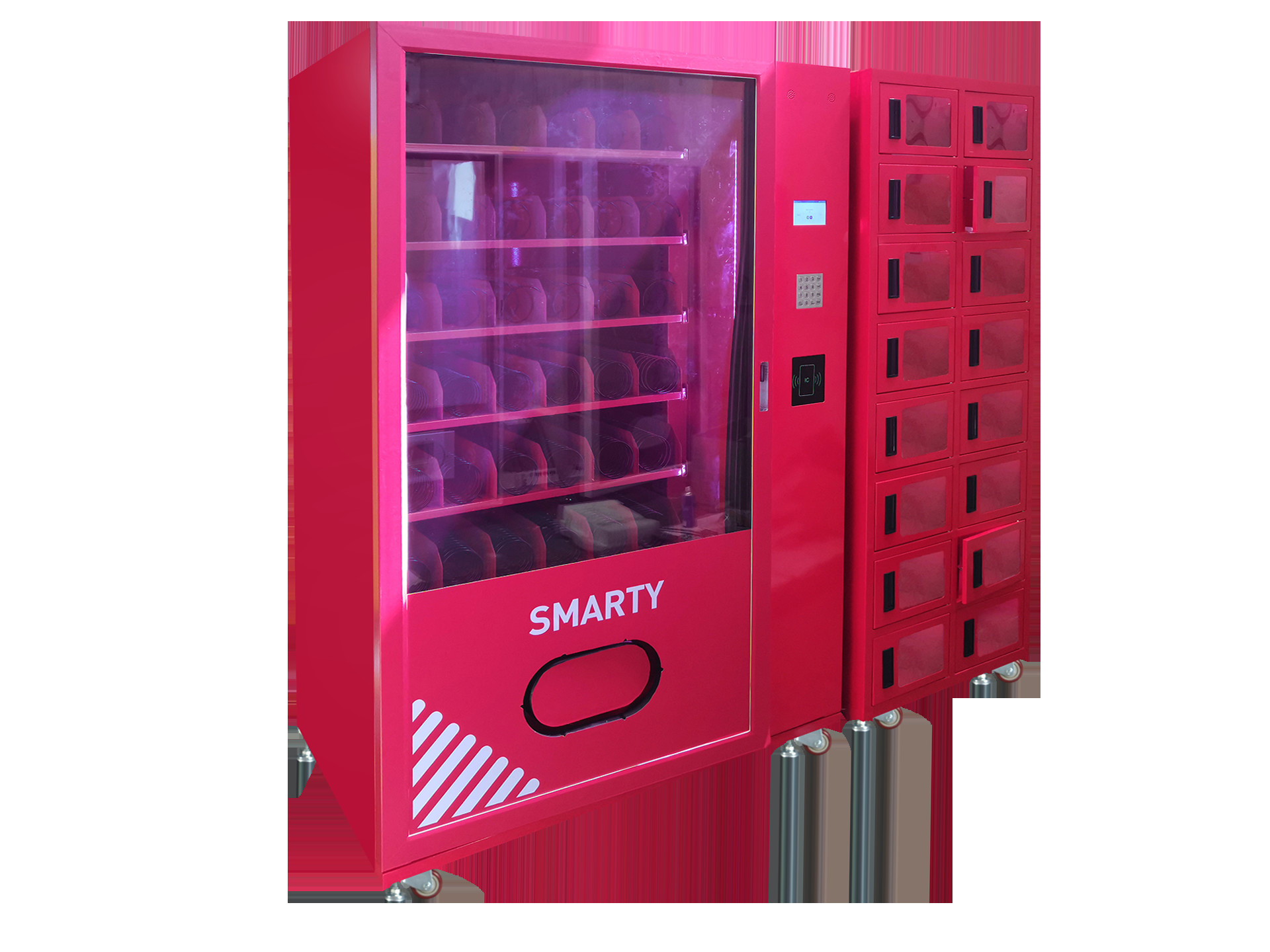 270 Capacity Combo Vending Machines Supports Remote Control System Bill ...