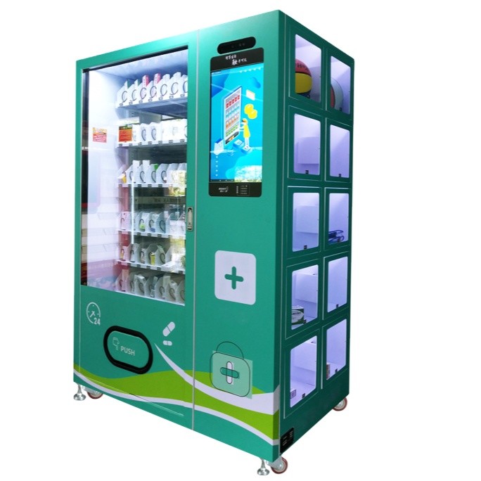 22 "touch screen custom medicine Mask Smart Vending Machine with Locker ...