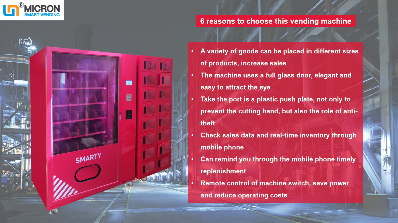 Large Capacity Machine Vending Sports Equipment Locker Vending Machine ...