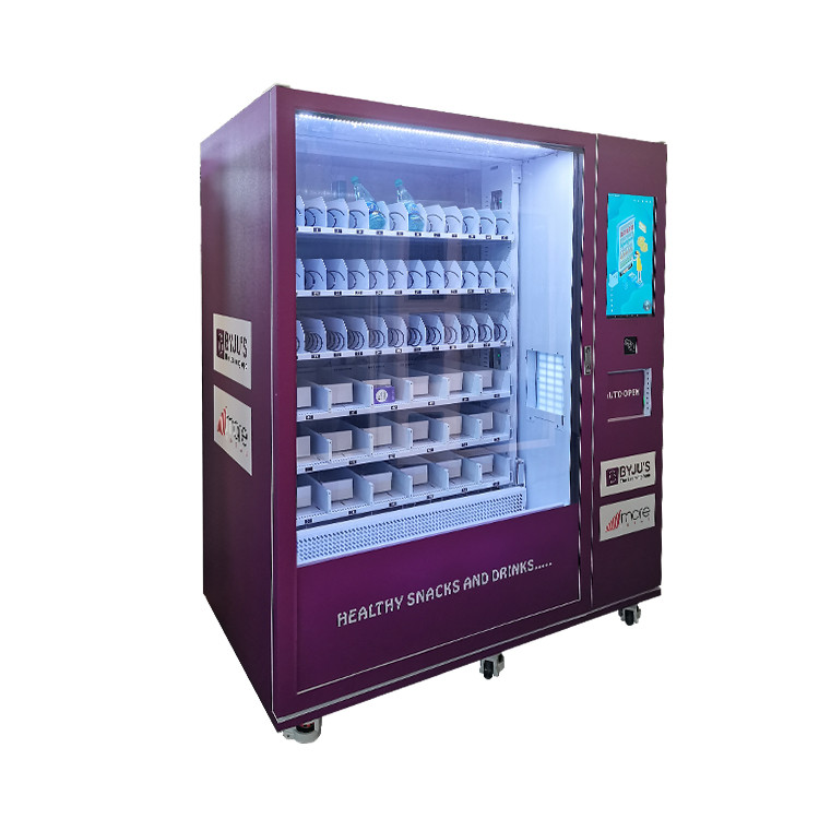 22 Inch Touch Screen Snack Food Vending Machine With Elevator System