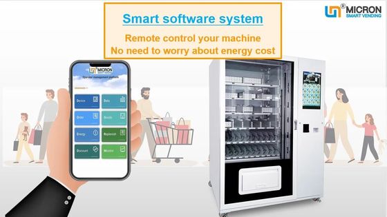 Customized Direct Push And Spiral Vending Machine With Smart System