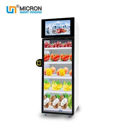 Open Door LED Smart Fridge Vending Machine For Fruits with Telemetry ...